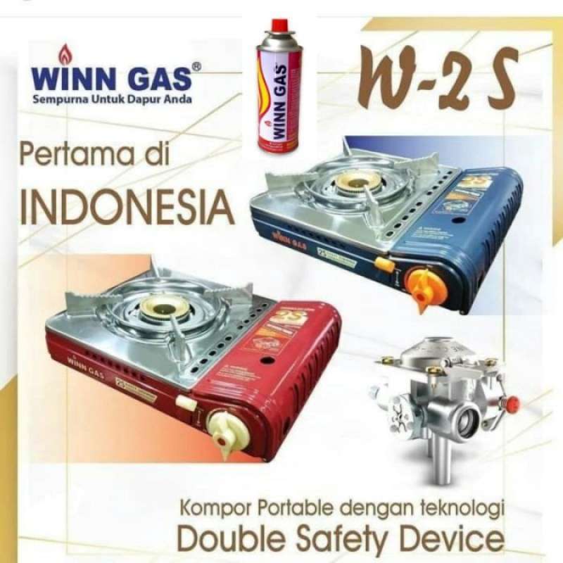 Jual kompor portable winn gas W 2S / kompor winn gas portable W2S ...