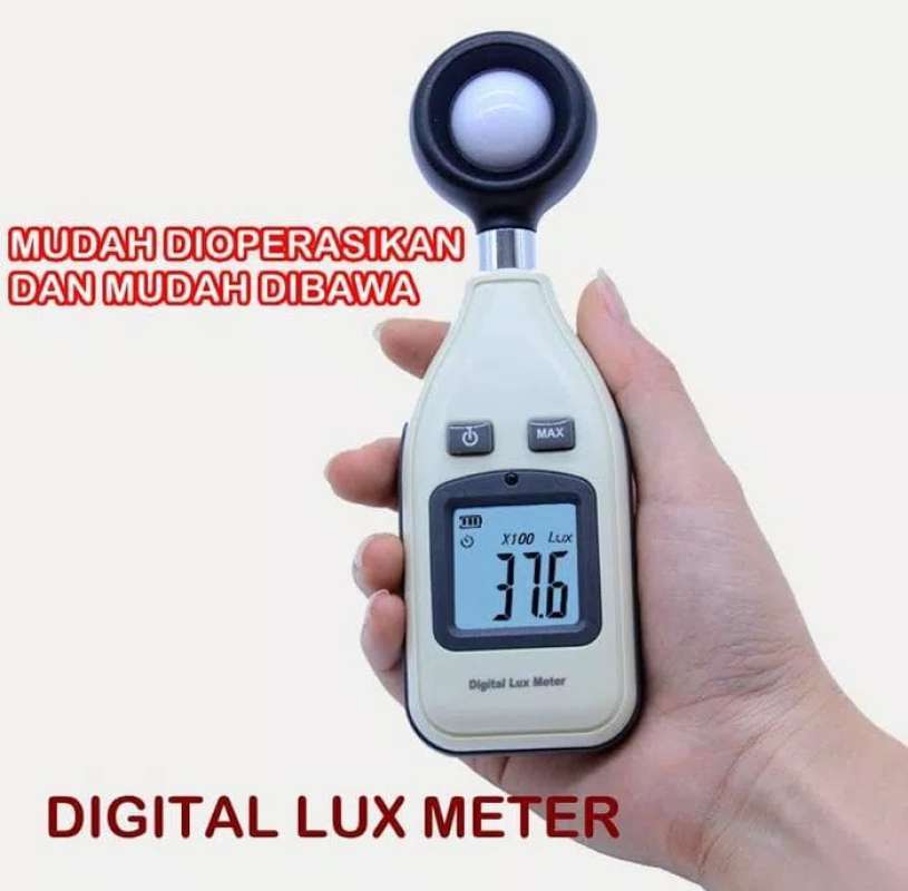 Promo GM 1010 LUX METER LIGHT METER MENGUKUR INTENSITAS CAHAYA BENETECH ...