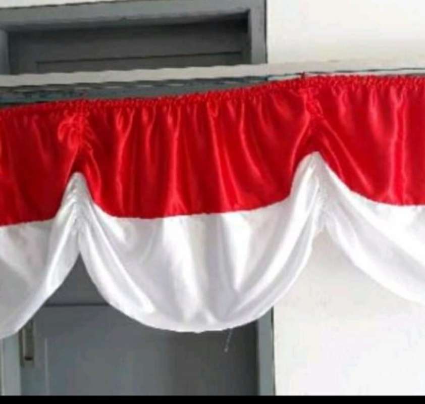 Jual Bendera Background Karet, Dekorasi Merah Putih 5 Rumbay (5 Gelombang) Di Seller Dawunian ...