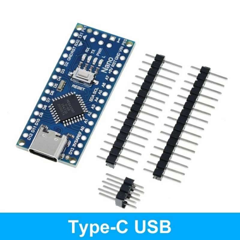 Promo Arduino Nano V3 Atmega 328 Driver Ch340 Type C Usb Limited