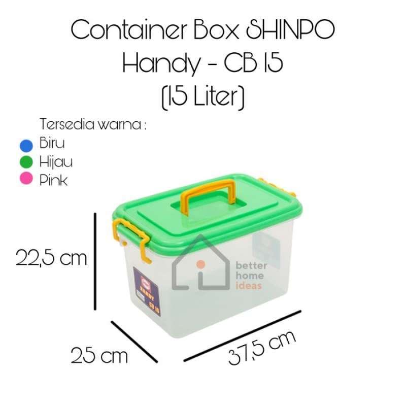 Promo Box Container SHINPO Handy - 15 Liter Diskon 7% di Seller TOKO ...