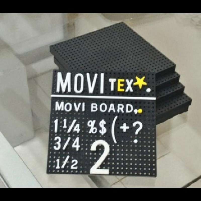 Jual Movitex Huruf Angka Titik 3/4 Inch di Seller Gading Murni Ayani ...