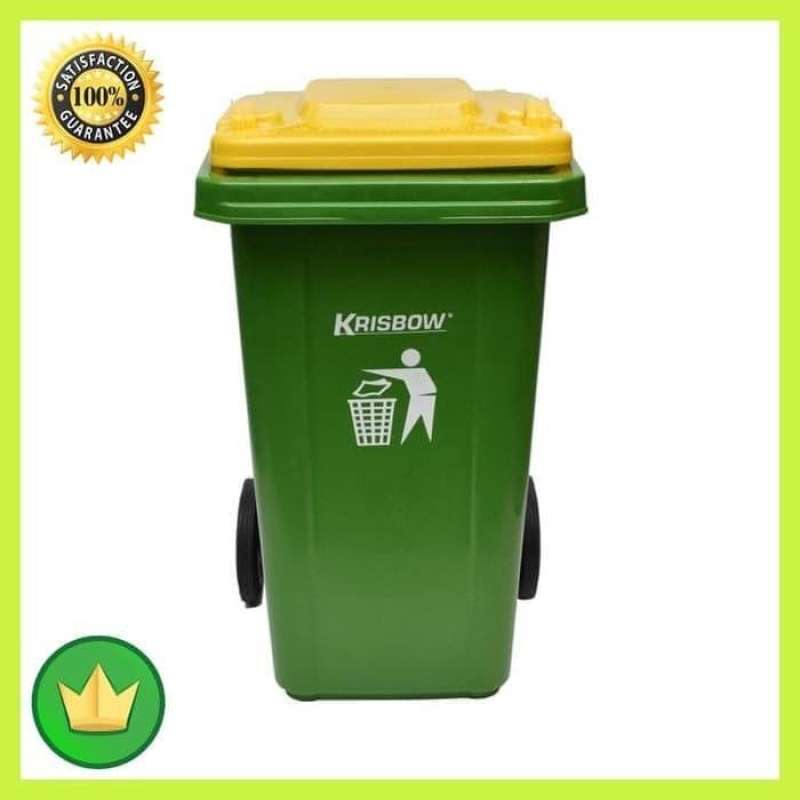 Jual Krisbow Tempat Sampah Outdoor 100 Ltr - Hijau Promo Murah di Seller Safety Indo Tama ...