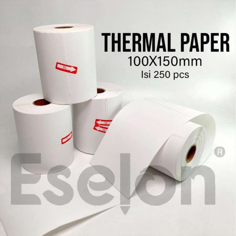 Jual Kertas Thermal 100*150 250pcs / label sticker bare di Seller ...