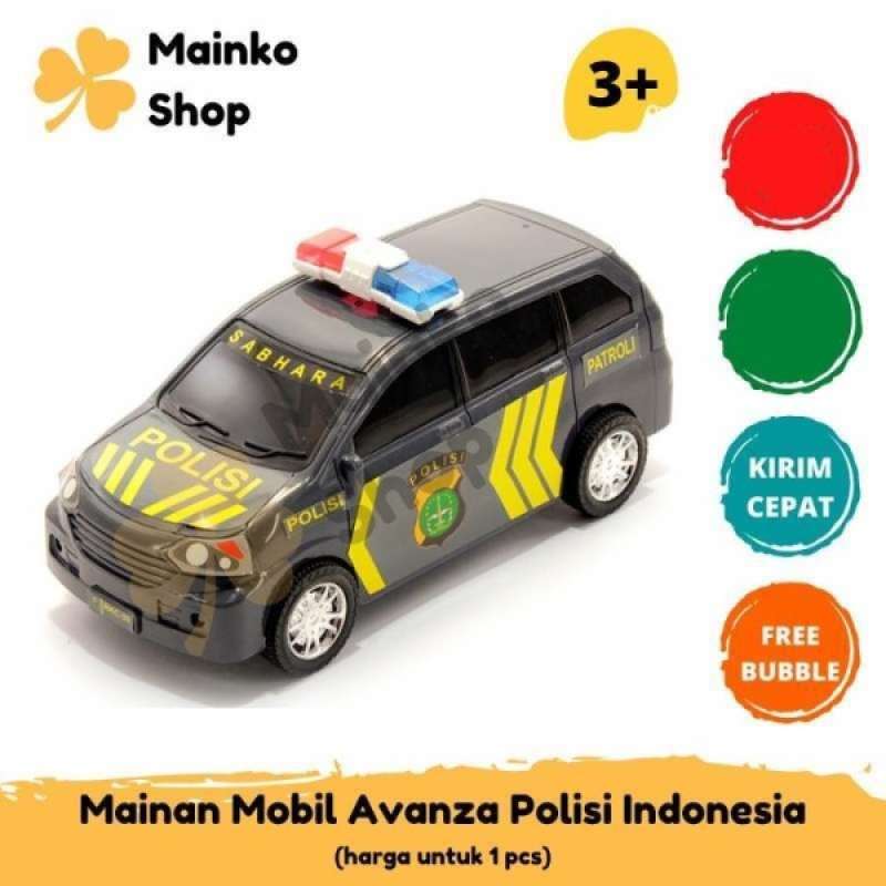 Jual Mainan Anak Mobil Avanza Polisi Indonesia Friction di Seller ...