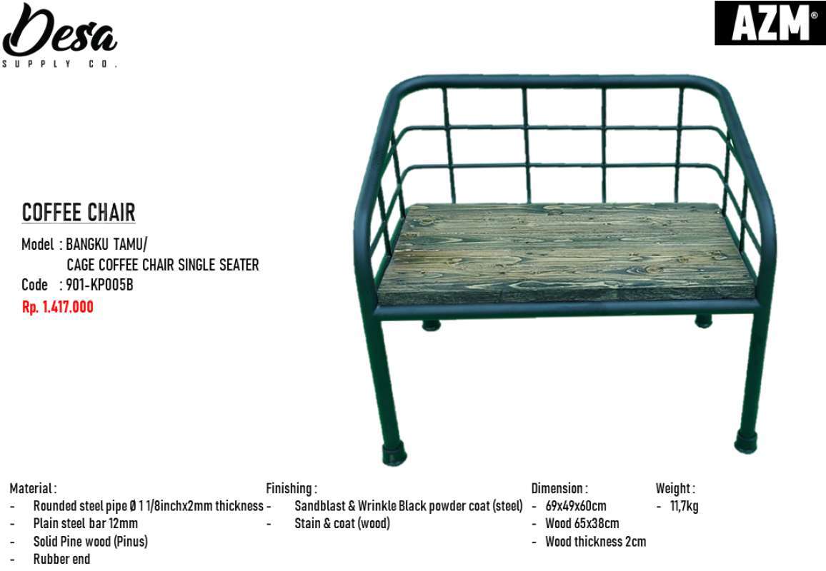 Jual Kursi Cafe Bangku Cafe Kursi Tamu Bangku Tamu Industrial Furniture ...