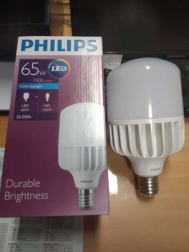 Jual Philips LED Bulb Jumbo TForce Core HB 65 Watt E40 di Seller CV ...