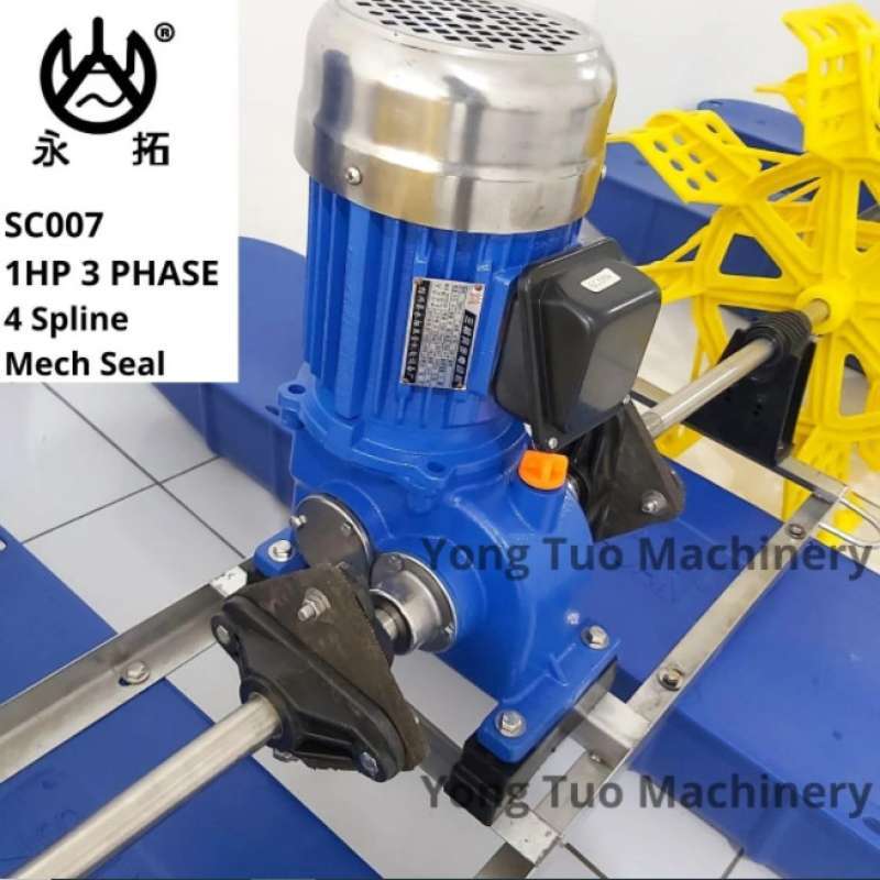 Jual Kincir Air Tambak Yong Tuo Sc007 1 Hp 3 Phase 4 Spline Mechanical ...