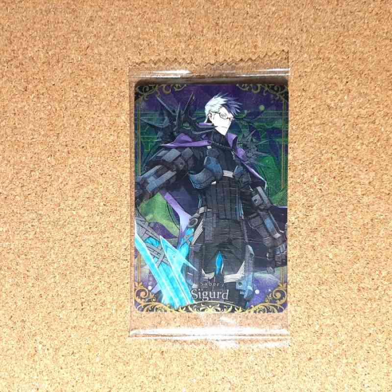 Promo Kartu FGO Wafer Card Fate/Grand Order 5 Star Sigurd Saber Gold ...