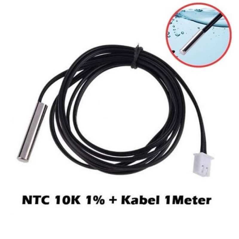 Promo Baru NTC THERMISTOR TEMPERATURE SENSOR SUHU DAN KABEL 1 METER ...