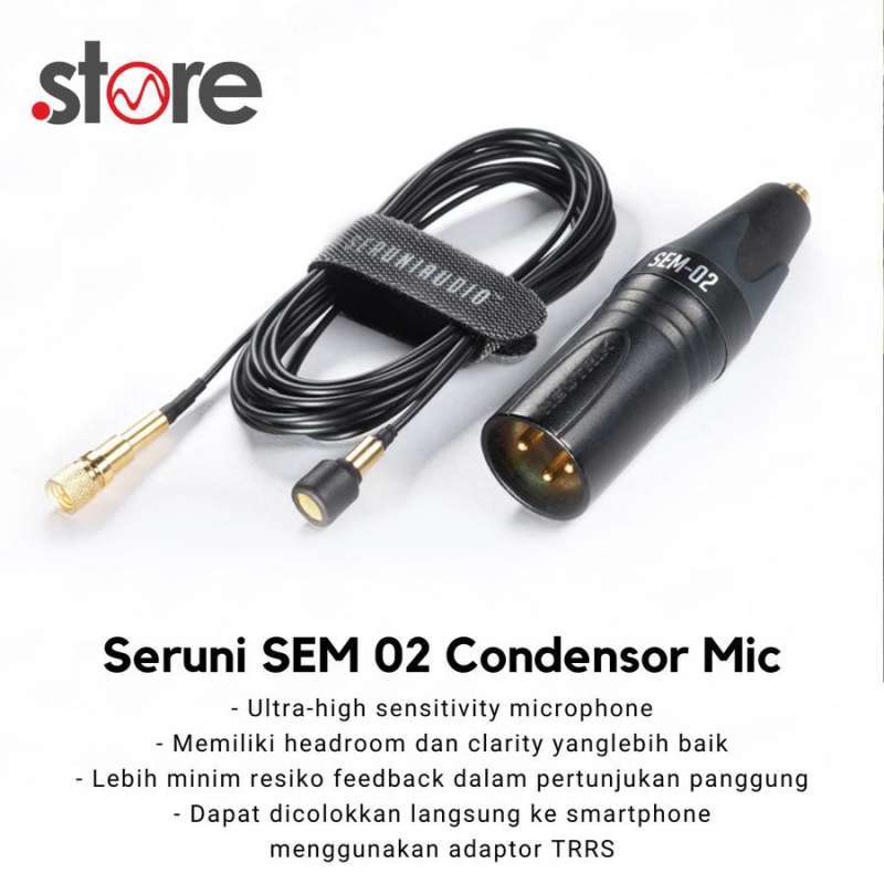 Jual Seruni Audio Bundling Instrumen Alat Musik, Case SCC01 & mic SEM02 ...