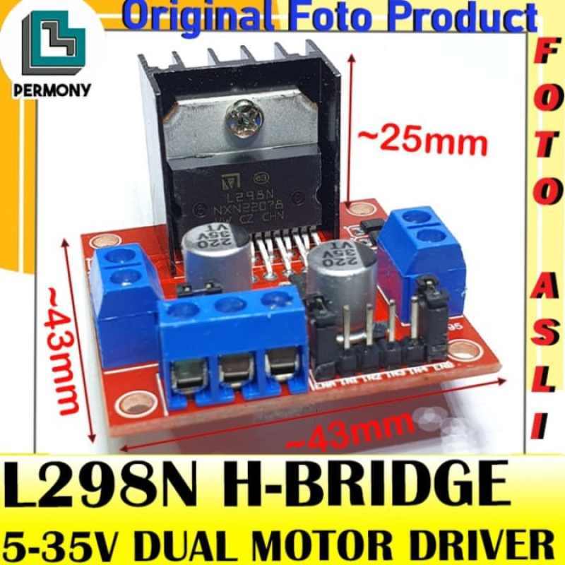 Promo Premium L298N Motor Drive Controller Board Module Dual H Bridge ...
