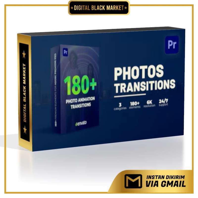 Jual Transitions Photo Animation - Premiere Pro di Seller DIGITAL BLACK ...