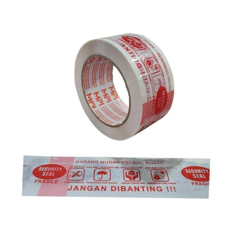 Jual LAKBAN FRAGILE PUTIH JANGAN DI BANTING 100 METER MASTER PACK ...