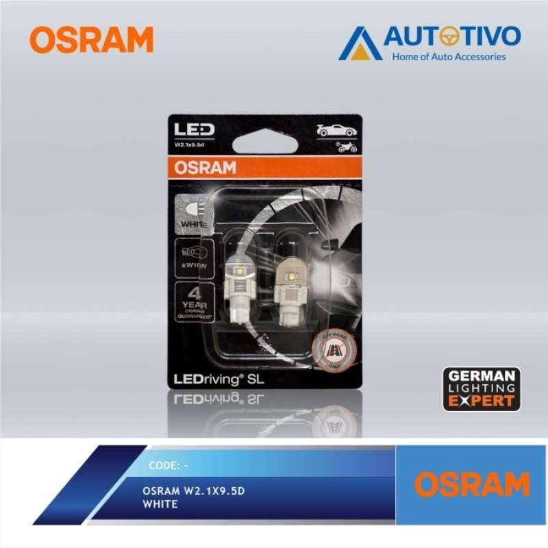 Promo Osram Lampu Mobil LED W16W 921DWP 12V 2Watt Warna Putih Diskon 2% ...