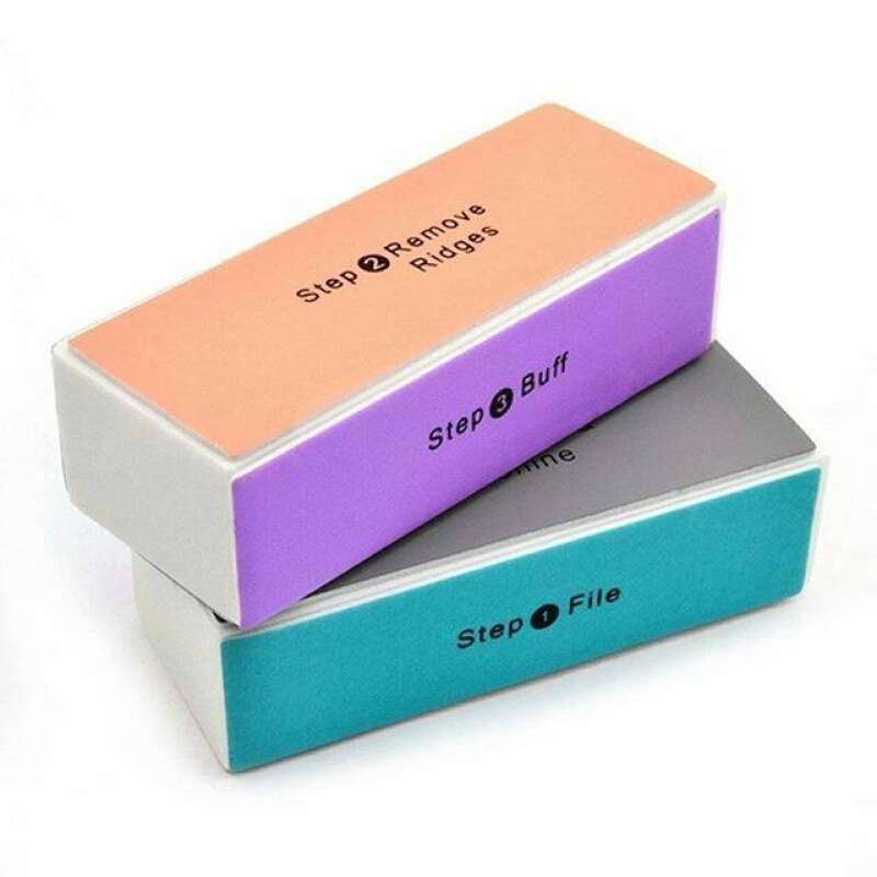 Jual Amplas kuku 4in1 buffer sand paper amplas clay resin alat nail art ...