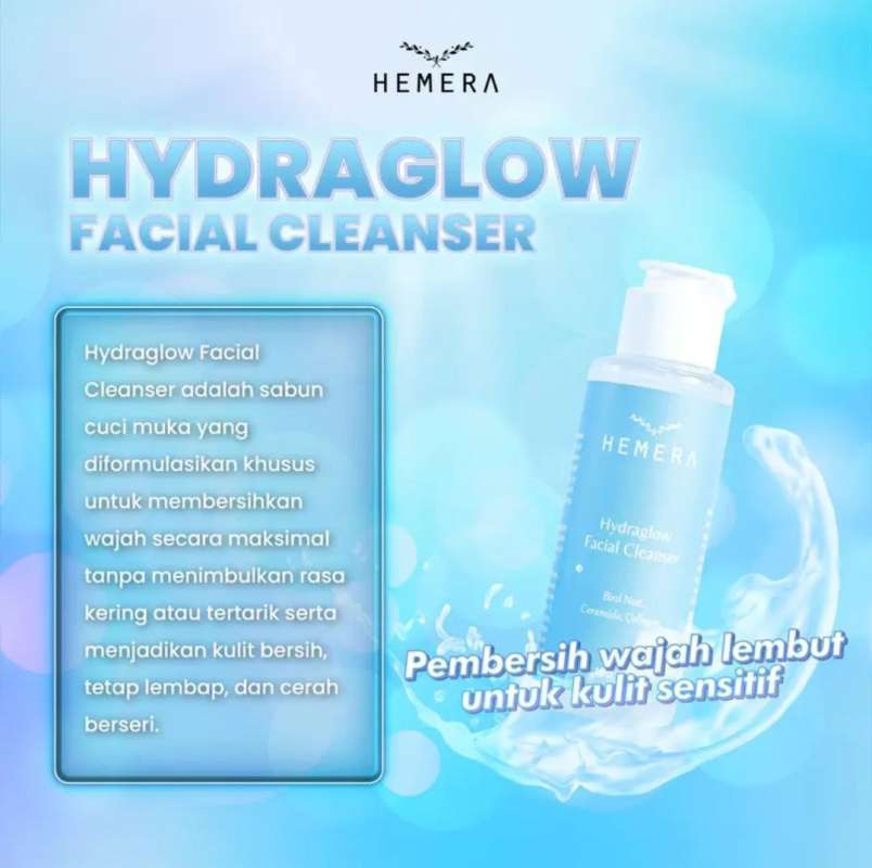 Jual Hemera Hydraglow Facial Cleanser Di Seller Hemerabeauty.demak ...