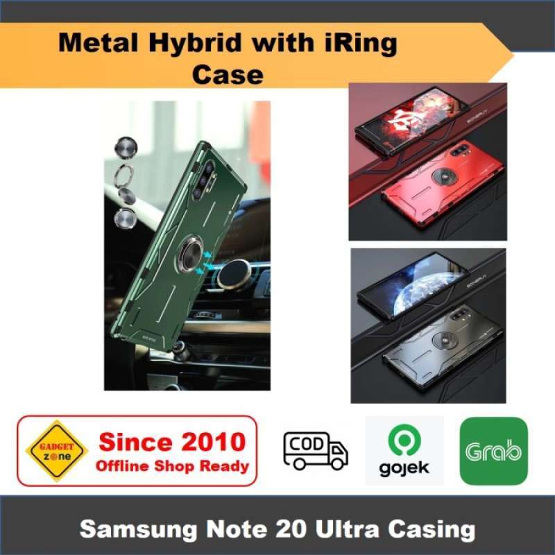 Jual Samsung Note 20 Ultra Casing Metal Hybrid with iRing Case di ...