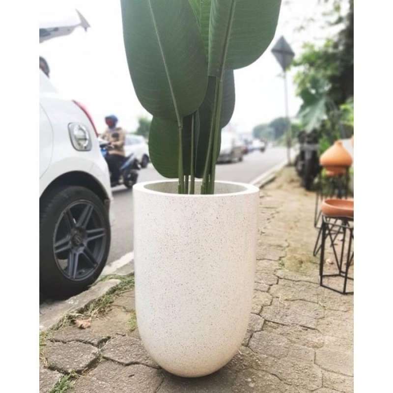 Jual INDI TERRAZZO POT TERASO MARMER TIPE APOLO D40CM - POT BUNGA di ...