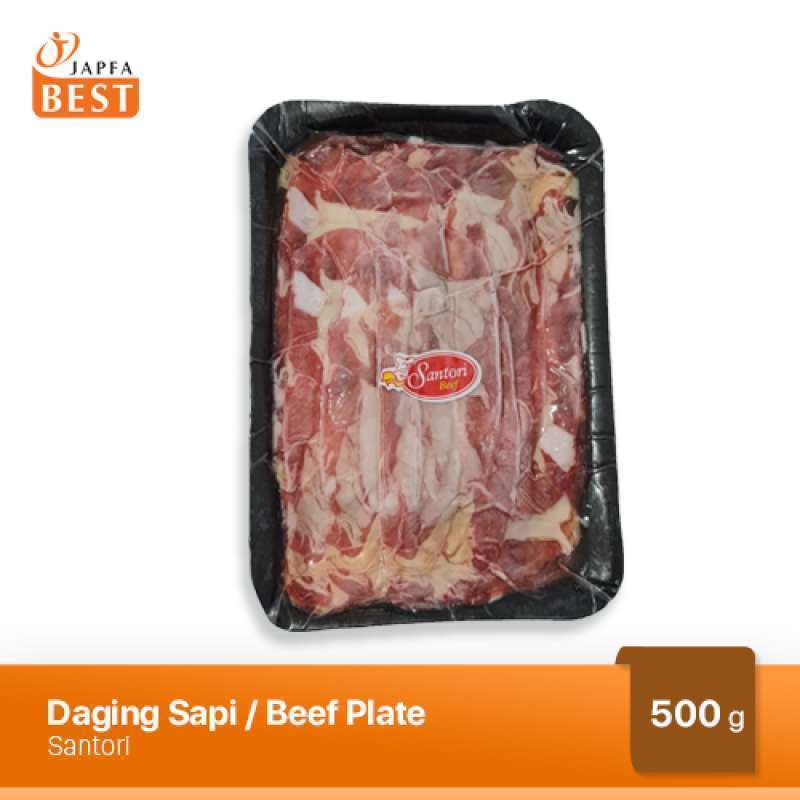 Jual Daging Sapi - Slice Beef Shabu - Beef Plate SANTORI 500 gr Halal ...