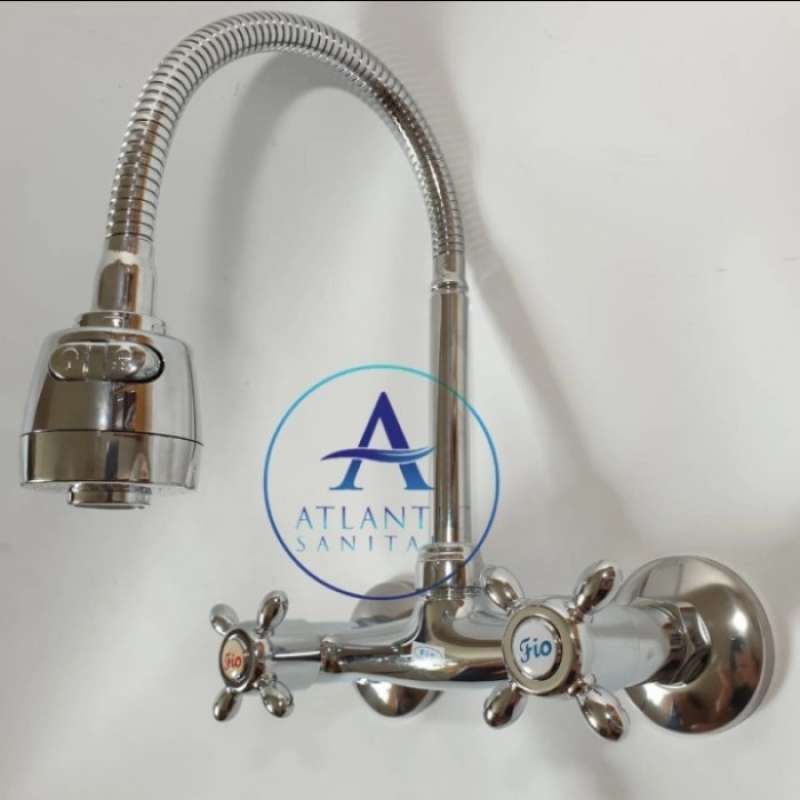 Promo Kran Cuci Piring Dinding Flexibel Panas Dingin/Kran Mixer Cuci ...