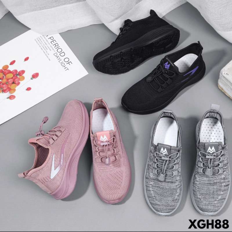 Promo SEPATU SNEAKERS WANITA KEKINIAN SIMPLE CASUAL PRAKTIS YOUNG TO ...