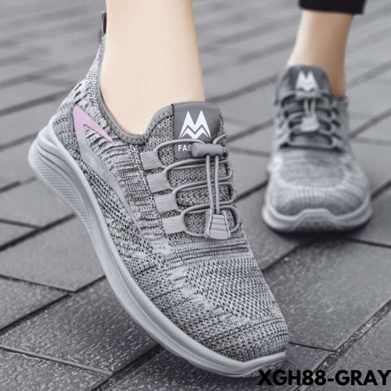 Promo SEPATU SNEAKERS WANITA KEKINIAN SIMPLE CASUAL PRAKTIS YOUNG TO ...