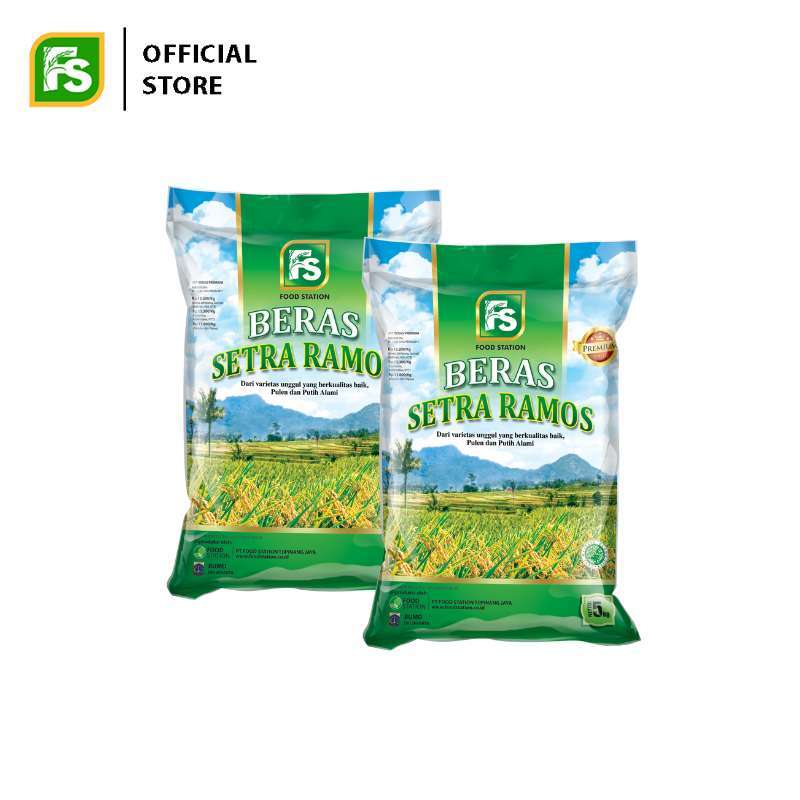 Jual FS Setra Ramos Beras 5 kg (2 Pcs @5 kg) di Seller FOOD STATION TJIPINANG JAYA Official ...