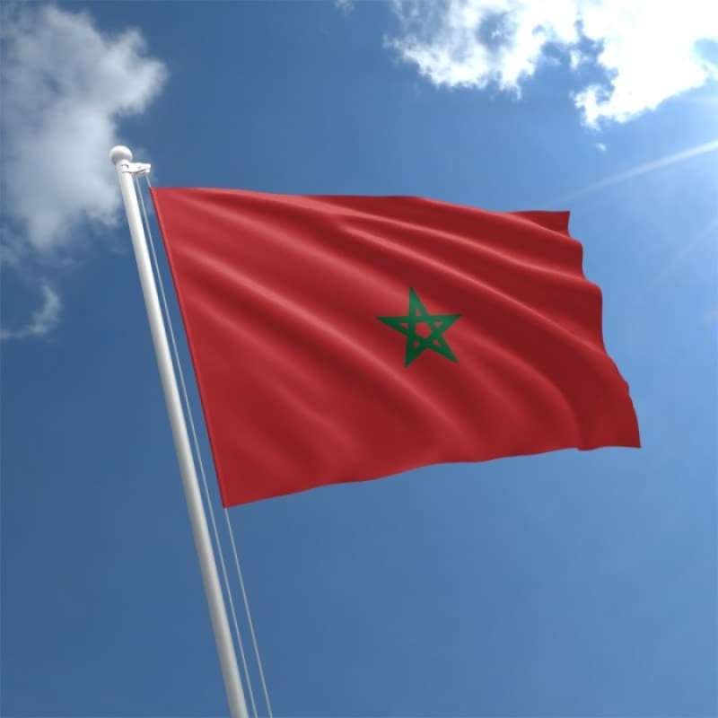 Jual Bendera Maroko - Morocco Flag - Bendera Kapal Impor Polyester di ...