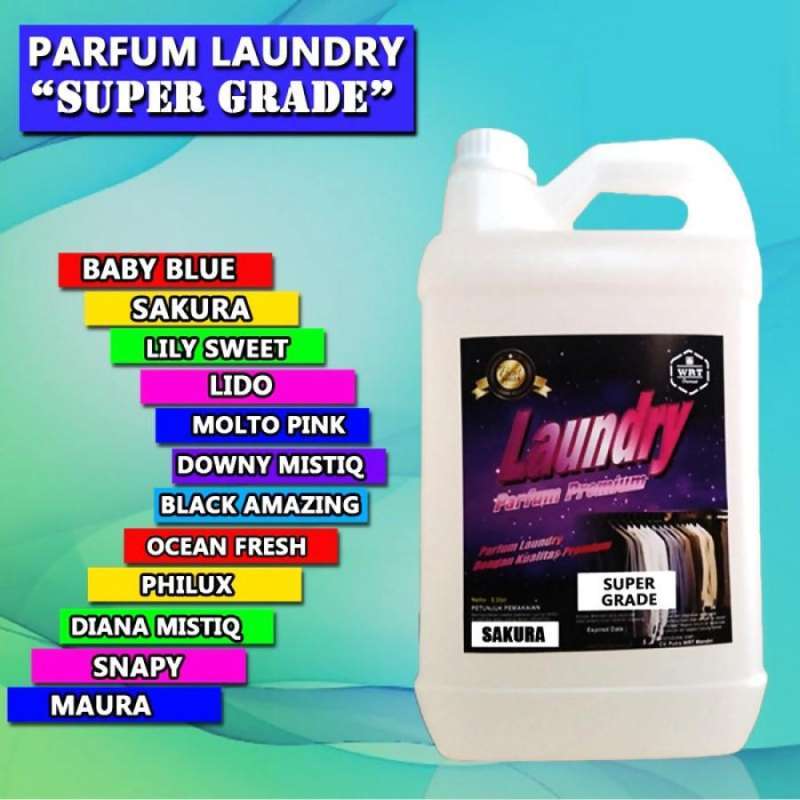 Jual Parfum Pewangi Baju Laundry Super Grade A Jerigen 5 Liter di ...