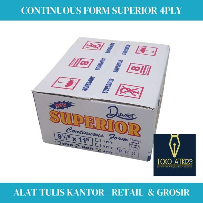 Jual Continuous Form 3 Ply Superior Original Harga Termurah Mei 2024 ...