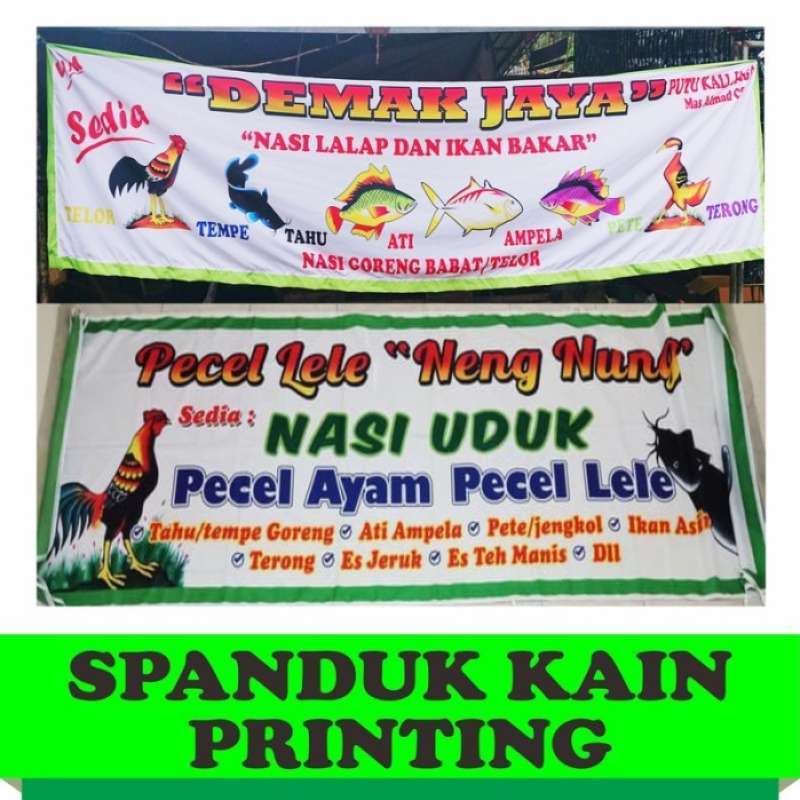 Jual cetak spanduk pecel lele bahan kain / satin cloth / spanduk pecel ... Jual cetak spanduk pecel lele bahan kain / satin cloth / spanduk pecel ...