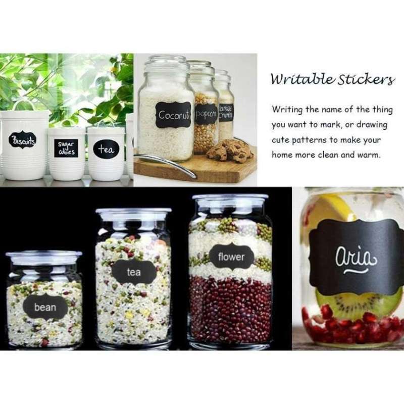 Jual Label Sticker Model Blackboard Serbaguna 5 Pcs Di Seller Baserba ...