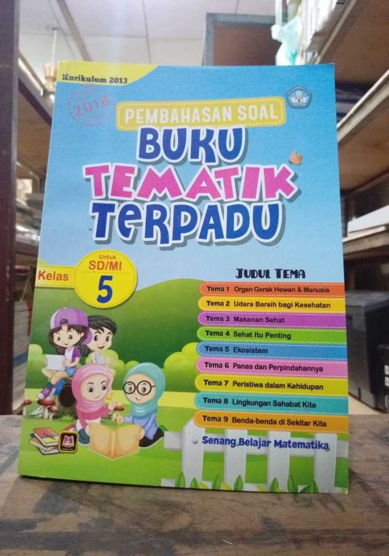 Jual Pembahasan Soal Buku Tematik Terpadu Kelas 5 Sd 2018 Revisi Di