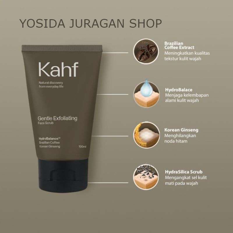Promo KAHF FACE WASH 100ML - Kahf Skin Energizing & Brightening FW ...
