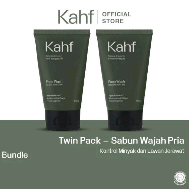 Jual KAHF FACE WASH 100ML - Kahf Skin Energizing & Brightening FW 100ML - Kahf Oil & Acne ...