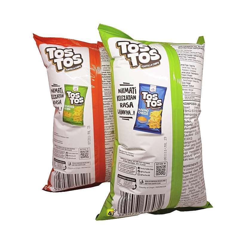 Promo Dua Kelinci Tos Tos - Tortilla Chips - 145g Jumbo - Korean Beef ...