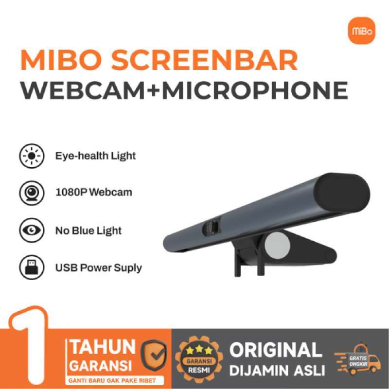 Jual Free Ongkir Mibo Screenbar Webcam Usb Monitor Light Hd With ...