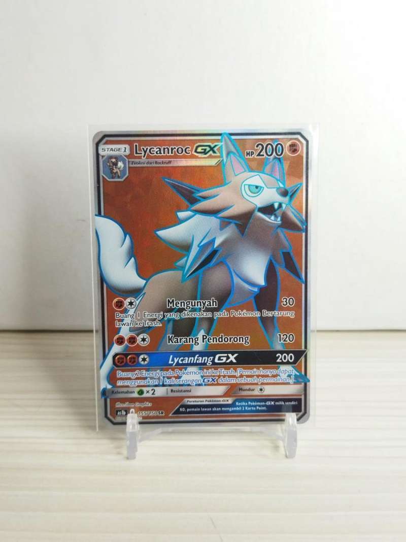 Jual Kartu Pokemon TCG Indonesia Lycanroc GX SR di Seller SyllogiID - Kota Surakarta (Solo ...