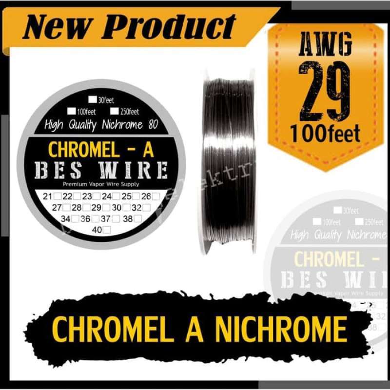 Promo Ni80-Nichrome Chromel A / Awg 29 -100-Feet Diskon 10% di Seller ...