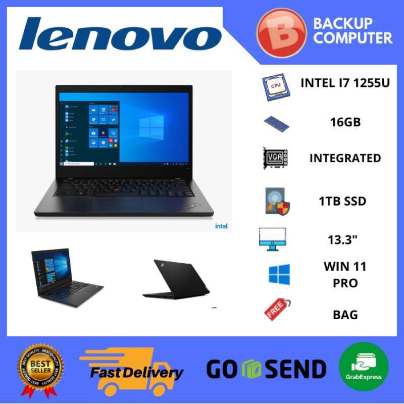 Jual Laptop Lenovo Thinkpad L13 Gen 3 21b3s02300 I7-1255u Processor Di ...