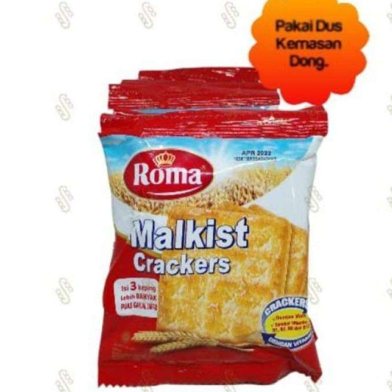 Jual Roma Malkist Renceng Cracker Manis 20gr - isi 10 Sachet di Seller ...