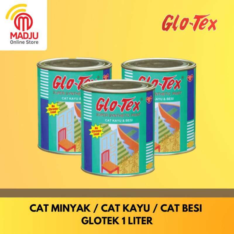 Jual Cat Minyak / Cat Kayu / Cat Besi Glotek 1 Liter di Seller Toko ...