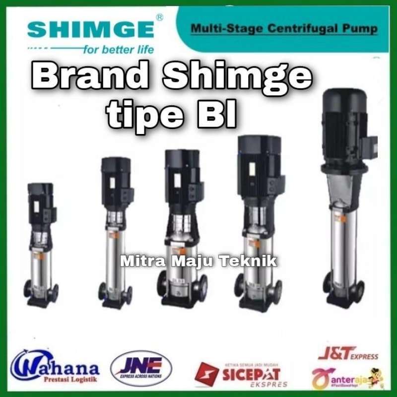 Jual Pompa SHIMGE BL 2-11 Vertical Multi-Stage Centrifugal Pumps di ...