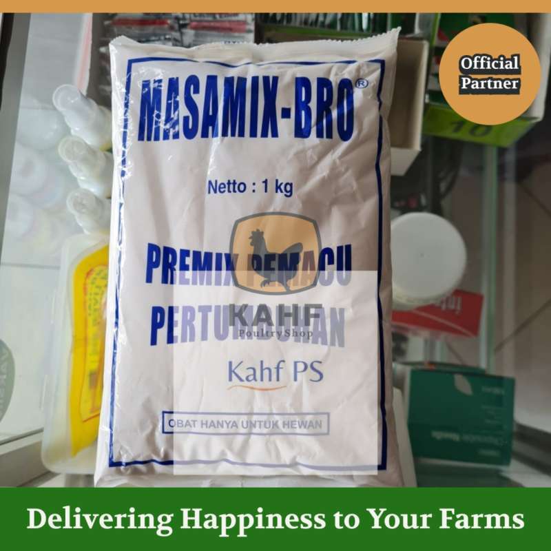 Jual Masimix Bro 1 Kg Premix Pemacu Pertumbuhan Penggemuk Ayam Broiler ...