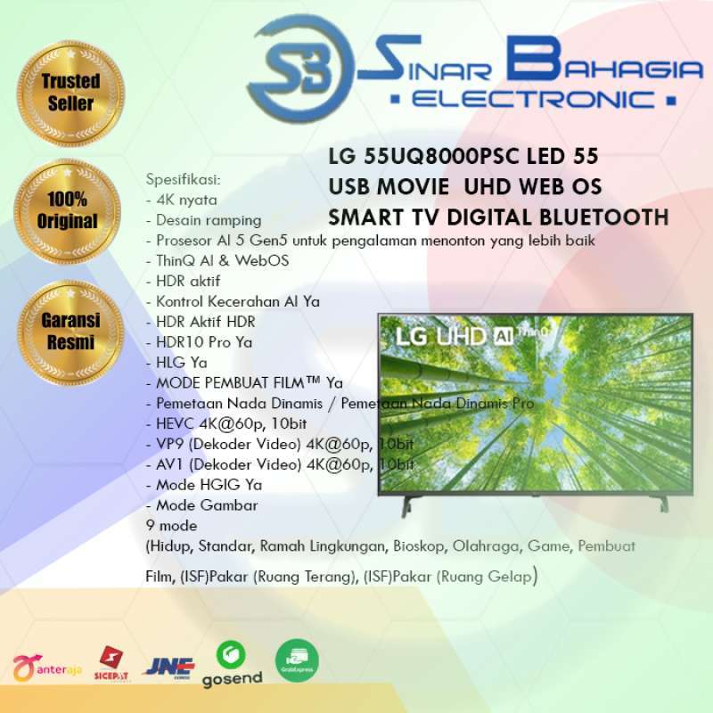 Jual Lg 55uq8000psc Led 55 Usb Movie Uhd Web Os Smart Tv Digital Bluetooth Di Seller Sinar ...