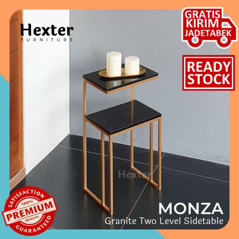 Jual Monza - Meja Marmer Side Table / Nakas Granit Besi Bedside Table Sofa Di Seller Regstore ...