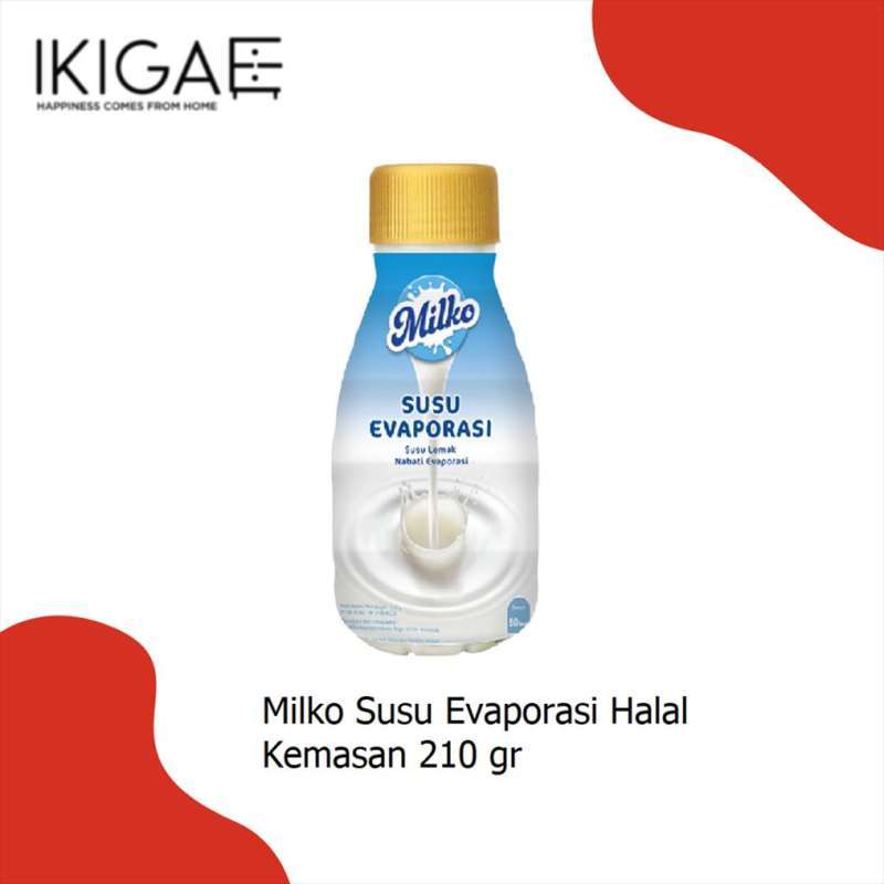 Jual MILKO SUSU EVAPORASI HALAL KEMASAN 210 GR di Seller IKIGAE ...
