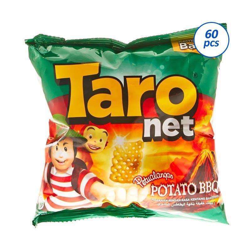 Promo Taro Net Potato Bbq Snack [9 G/ 60 Pcs/ Karton] Diskon 13% Di ...