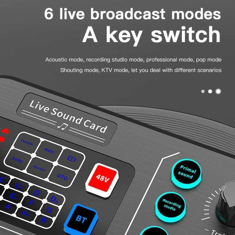 Jual Glo Crust Pro Sound Card External Live Boardcast Audio Mixer ...